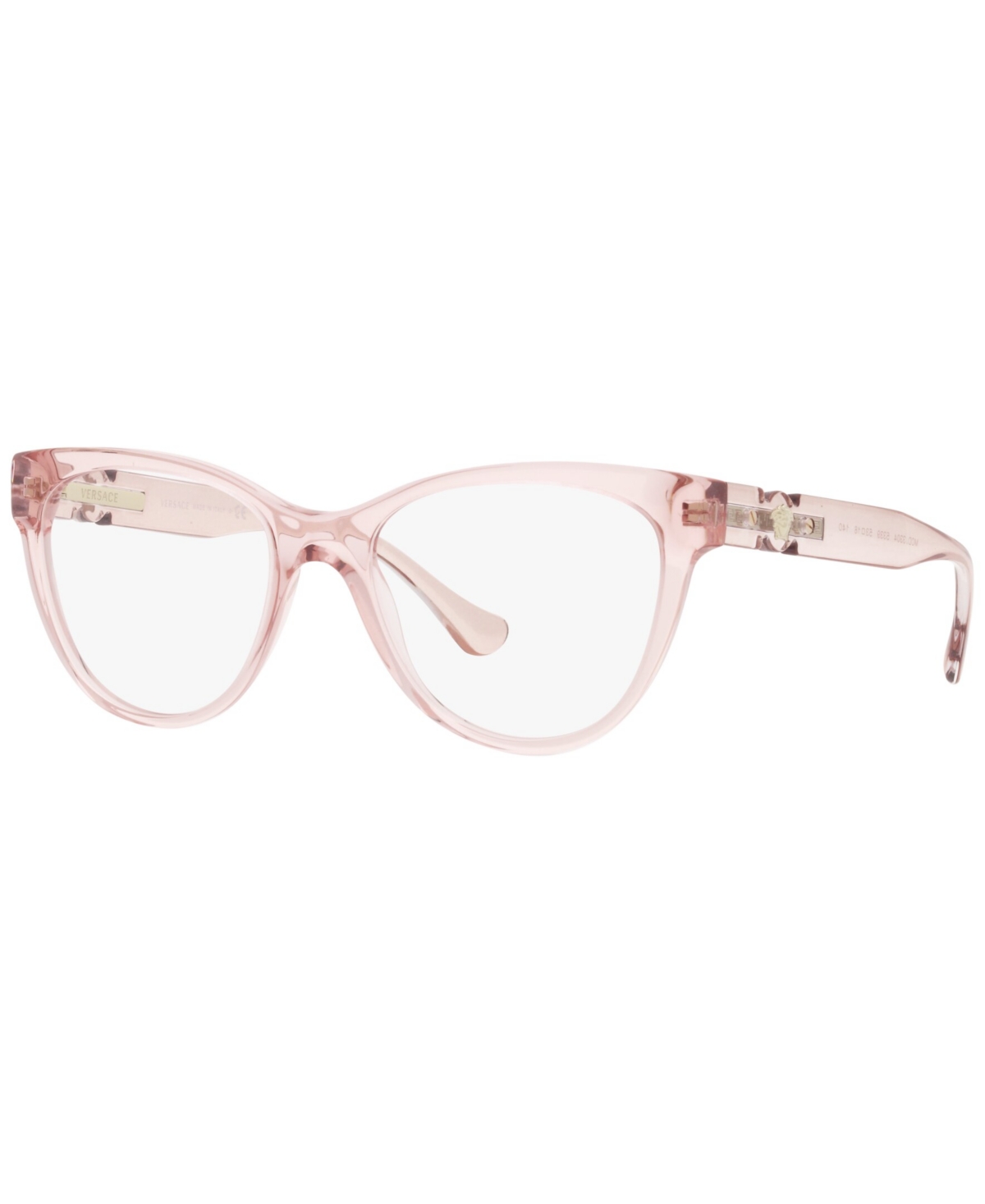 Click here for Versace VE3304 Womens Rectangle Eyeglasses - Trans... prices
