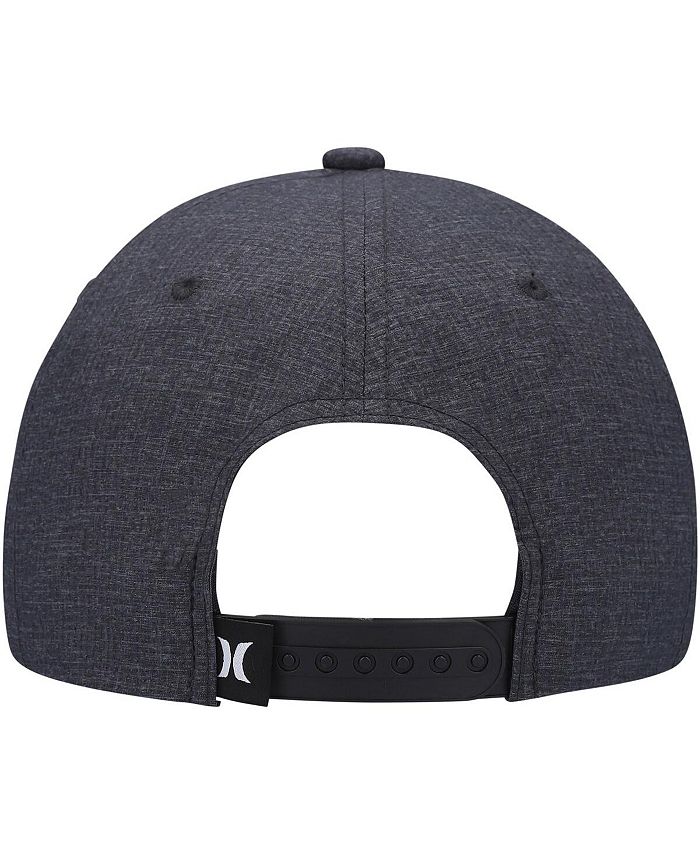 Hurley Men's Heather Black Phantom Core Snapback Hat - Macy's