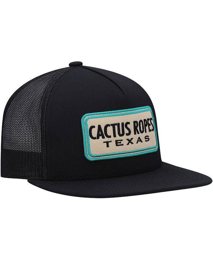 Hooey Men's Black Cactus Ropes Trucker Snapback Hat - Macy's