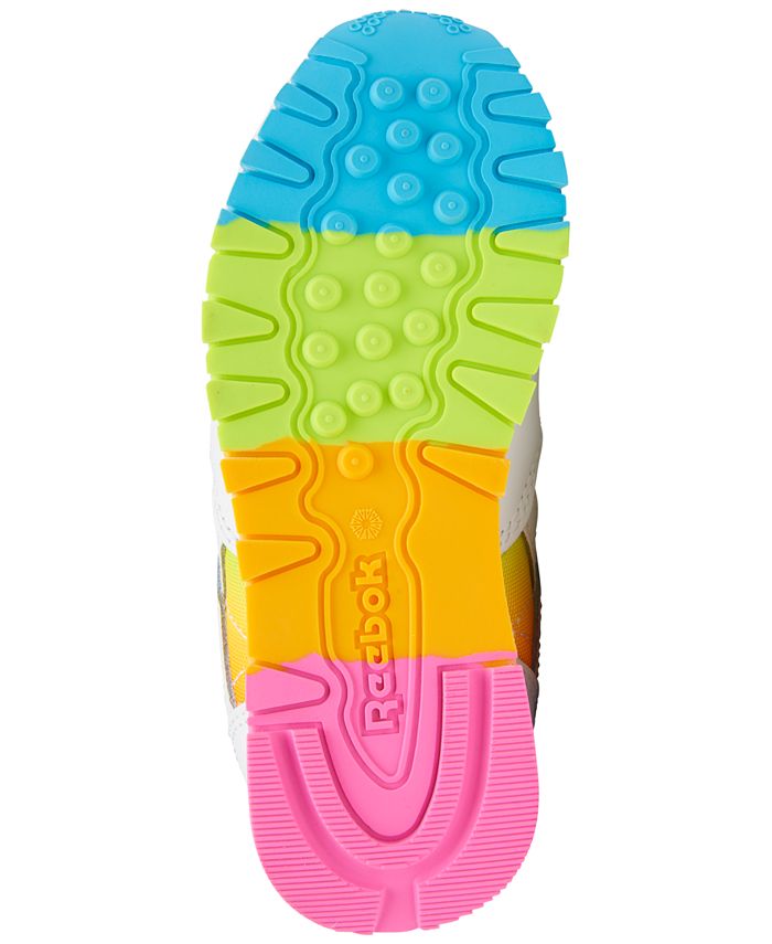 Reebok Toddler Girls Classic Leather Rainbow Casual Sneakers from ...