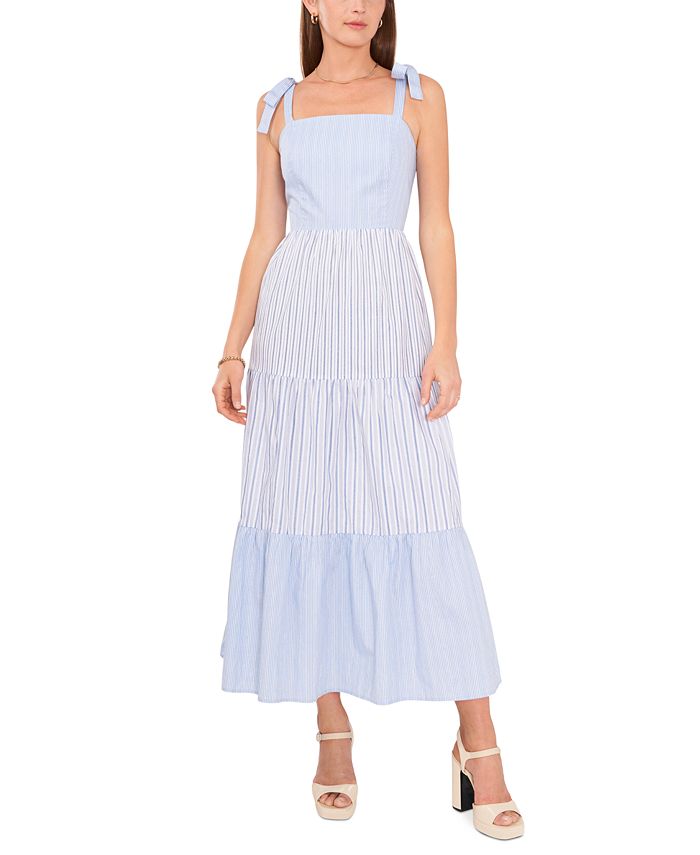 Riley & Rae Women's Colorblocked Midi Dress - Macy's