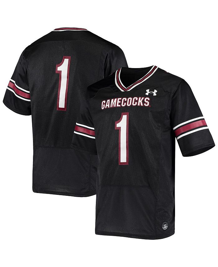 Under Armour Men's #1 Black South Carolina Gamecocks Premiere Football ...