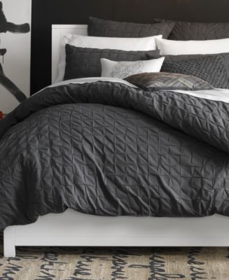 Bar III Box Pleat Carbon Comforters - Macy's
