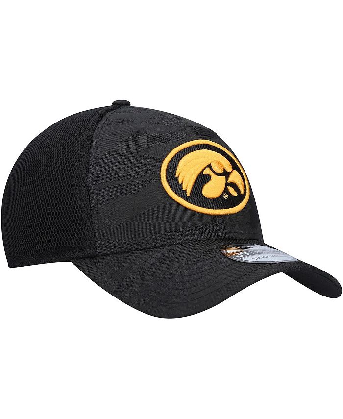 New Era Men's Black Iowa Hawkeyes Camo Tone 39Thirty Flex Hat - Macy's