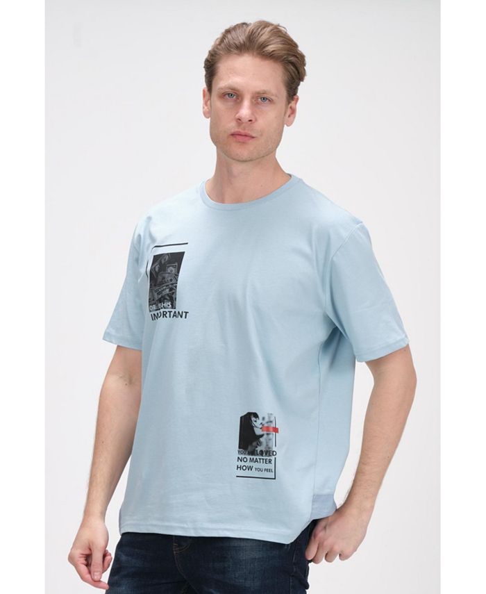 RON TOMSON Men's Modern Print Fitted Important T-shirt & Reviews - T-Shirts - Men - Macy's