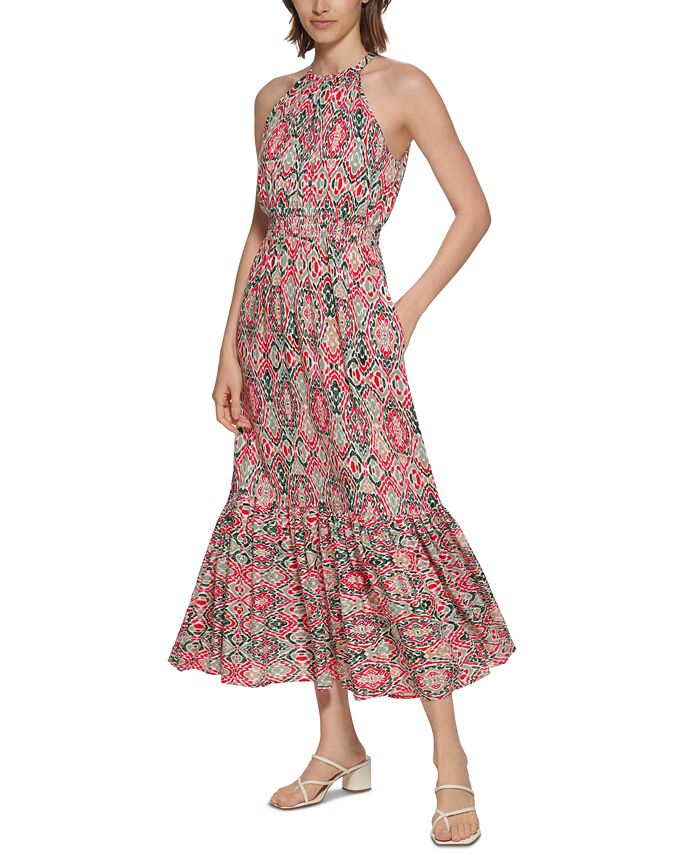 Calvin Klein Halter Maxi Dress - Macy's