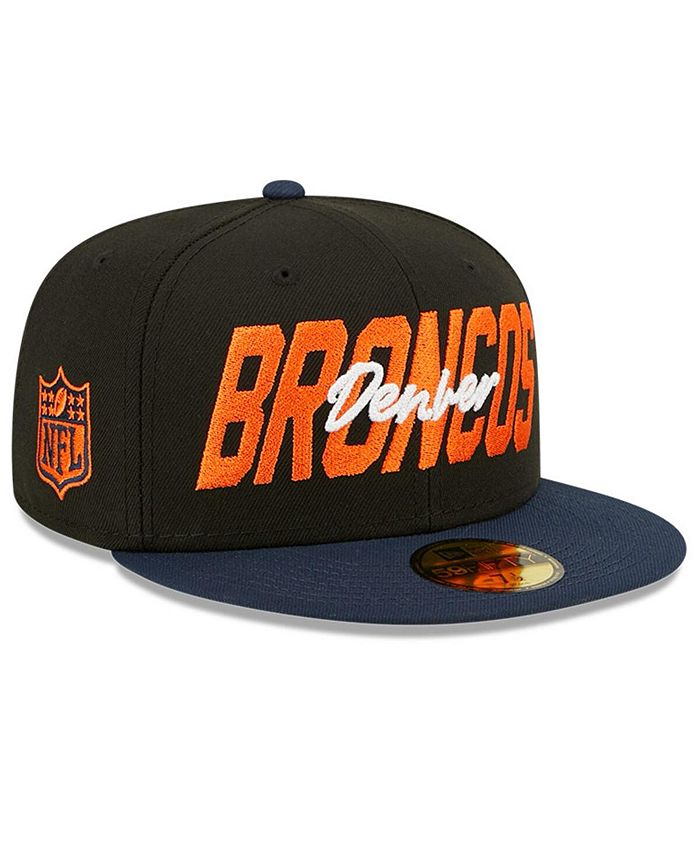 New Era Men's Black, Navy Denver Broncos 2022 NFL Draft On Stage ...
