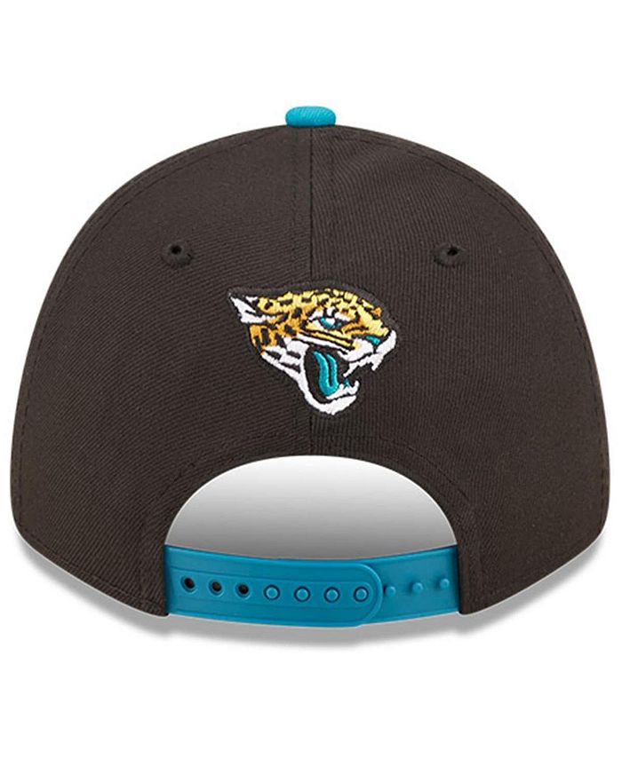 New Era Men's Black, Teal Jacksonville Jaguars 2022 NFL Draft 9FORTY ...