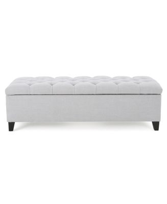 Ottilie Contemporary Button-Tufted Storage Ottoman Bench - Macy's