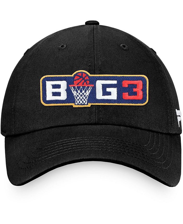 Fanatics Men's Black BIG3 Gear Core Adjustable Hat - Macy's
