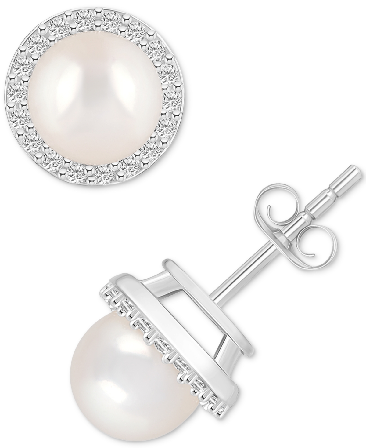 Click here for Cultured Freshwater Pearl (6mm) & Lab-Created Whit... prices