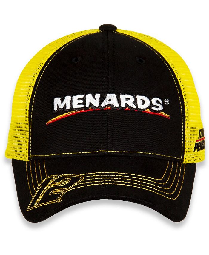 Team Penske Men's Black, Yellow Ryan Blaney Menards Adjustable Hat - Macy's