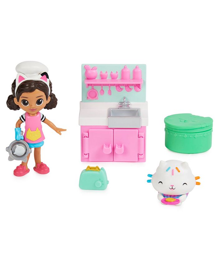 Gabby's Dollhouse Gabby’s Dollhouse, Lunch and Munch Kitchen Set with 2 ...