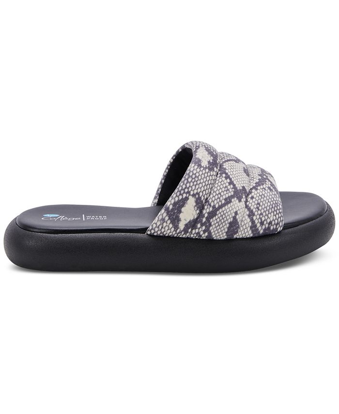 Aqua College Women's Simona Waterproof Slides, Created for Macy's ...