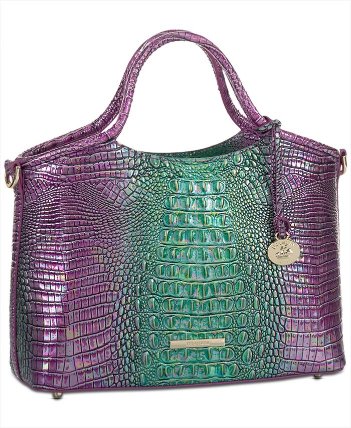 Brahmin Small Elaine Ombre Mini Melbourne Embossed Leather Crossbody ...