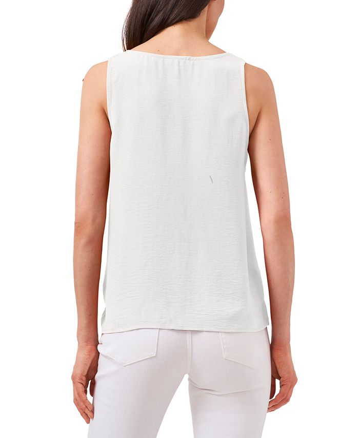 Cece Womens Sleeveless Bow Tie Shoulder V Neck Tank Top Macys