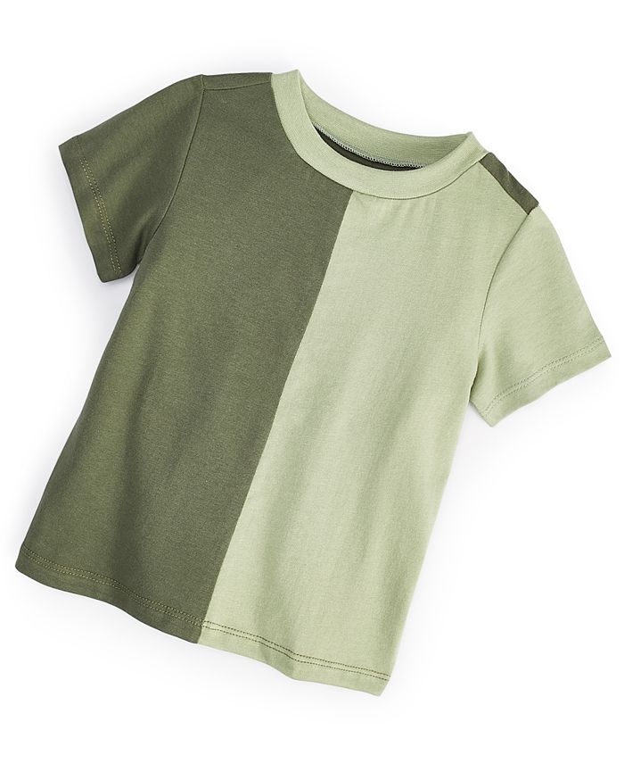 First Impressions Baby Boys Colorblocked T-Shirt, Created for Macy's ...