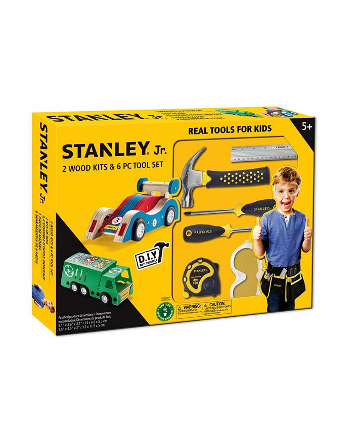 Red Tool Box Stanley Jr Tool Set with Recycling Truck and Pull Back ...