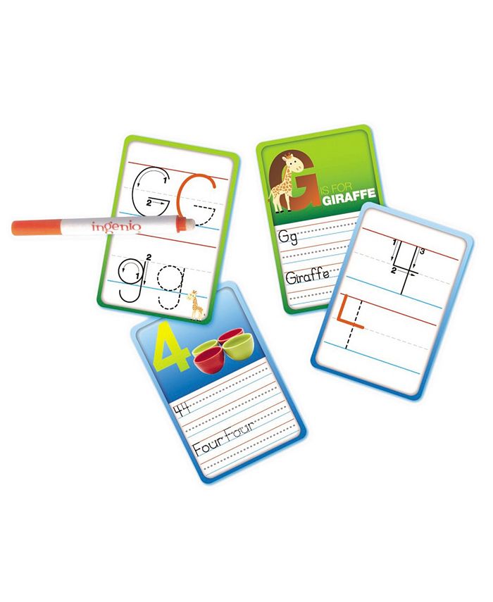 Smart Play Read and Write Flash Cards, 37 Pieces - Macy's