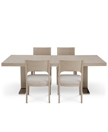 Bernhardt Solaria 5pc Dining Set (Rectangular Table & 4 Side Chairs) - Macy's