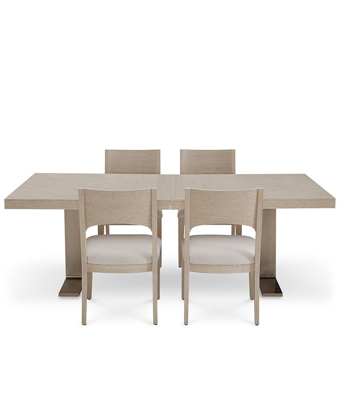 Bernhardt Solaria 5pc Dining Set (Rectangular Table & 4 Side Chairs) - Macy's