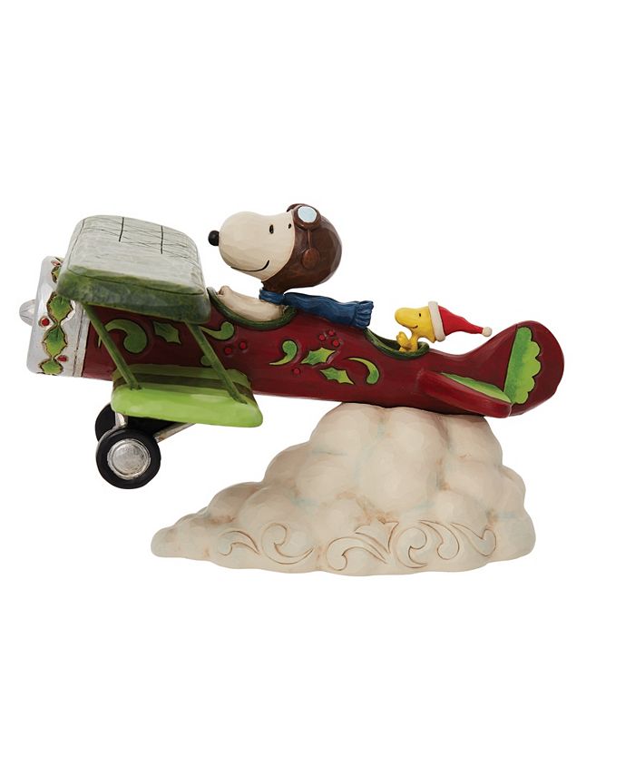 Jim Shore Snoopy Flying Ace Plane Figurine - Macy's