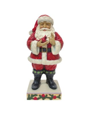 Santa Holding Cardinal Figurine - Macy's