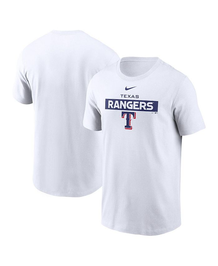 Nike Men's White Texas Rangers Team T-shirt - Macy's