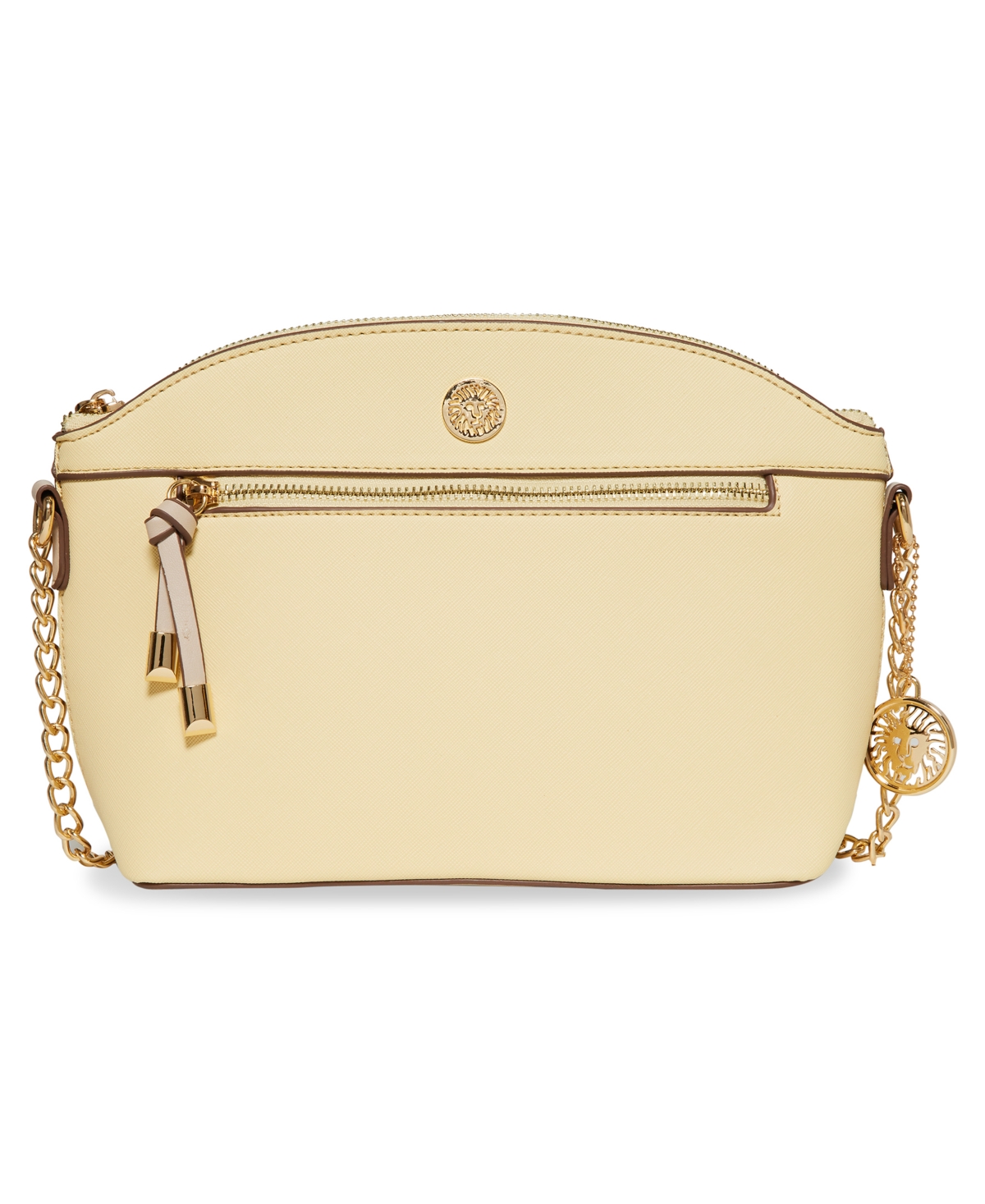 Anne Klein Curved Colorblocked Crossbody In Yellow | ModeSens Anne Klein Curved Colorblocked Crossbody In Yellow | ModeSens