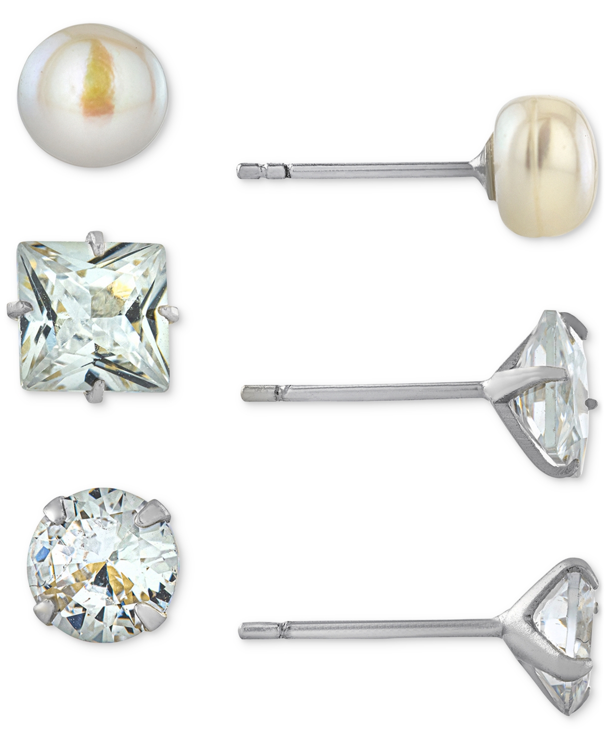 Click here for Giani Bernini 3-Pc. Cubic Zirconia & Cultured Fres... prices