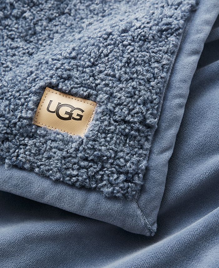 UGG® Nisa Sherpa Throw, 70" x 50" - Macy's