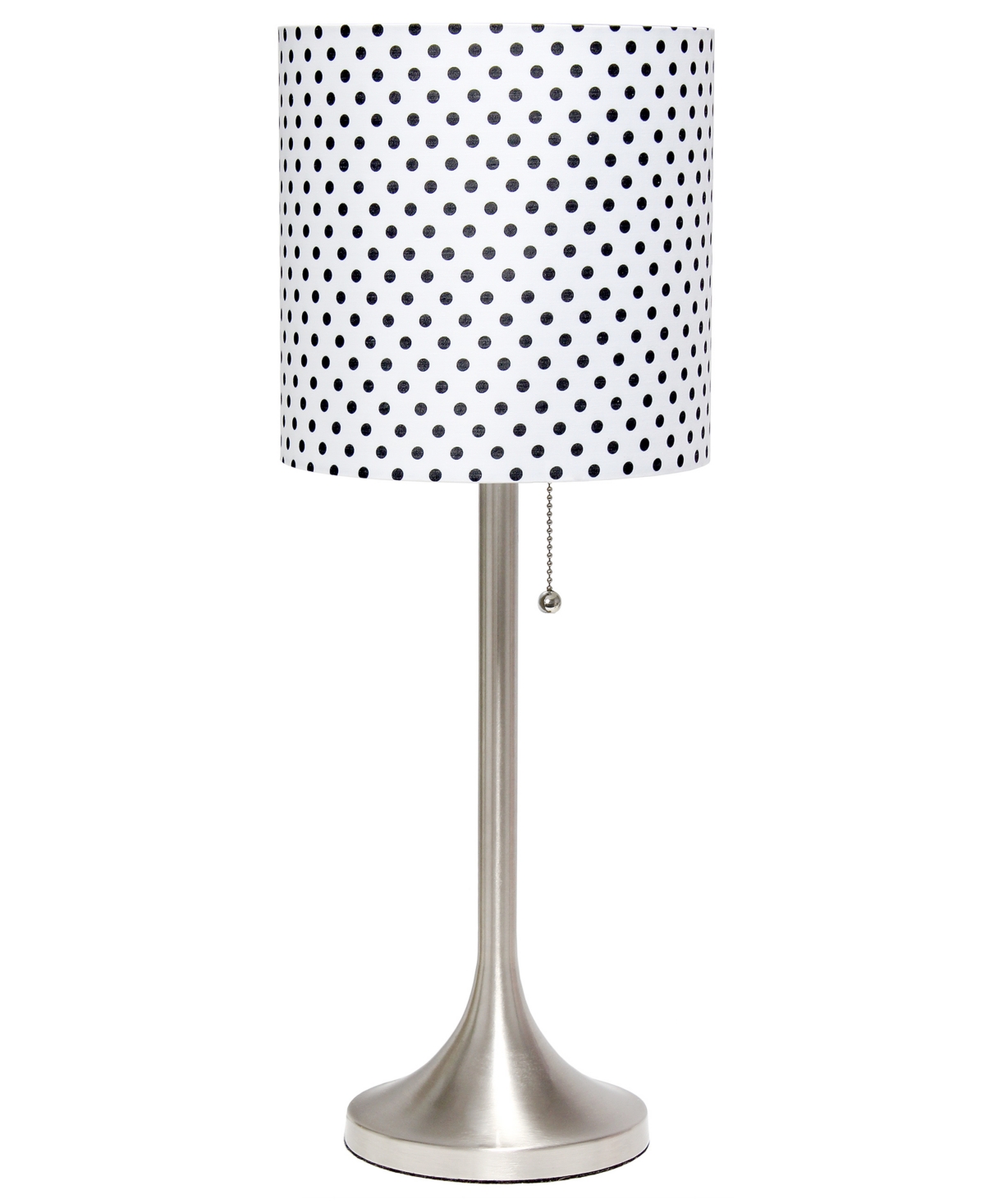 Click here for Simple Designs Tapered Table Lamp - Brushed Nickel... prices