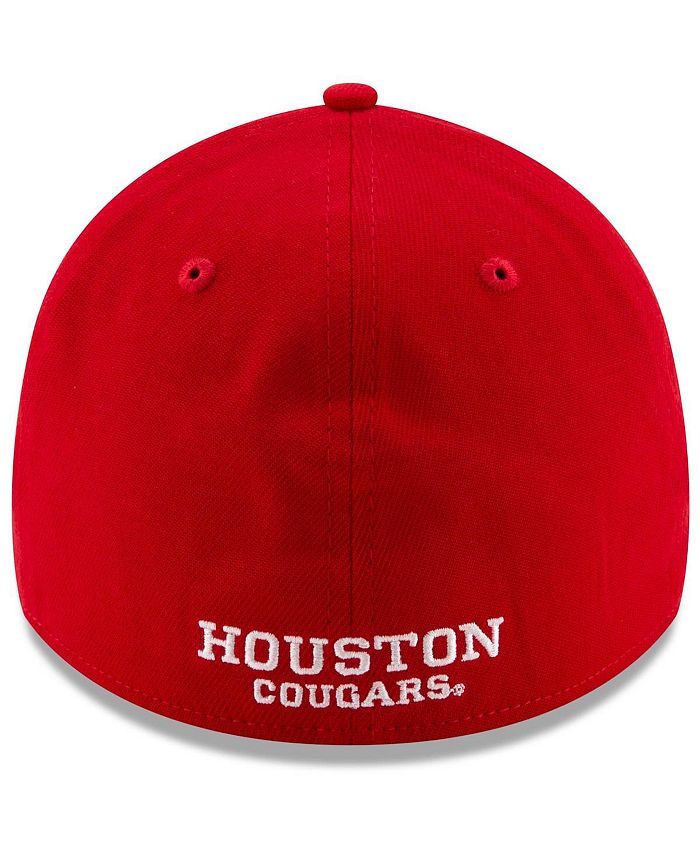 New Era Men's Red Houston Cougars College Classic 39Thirty Flex Hat ...