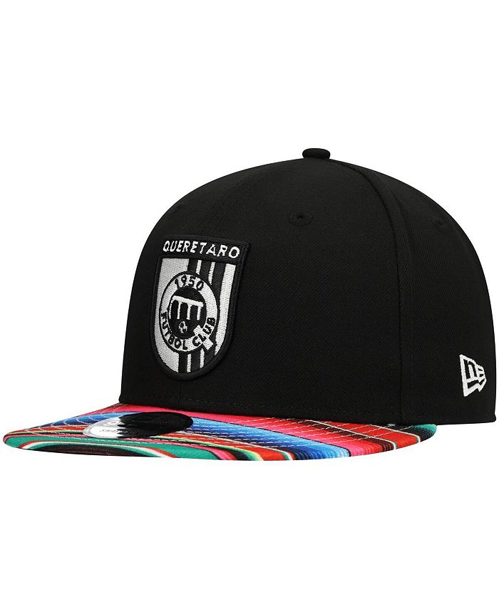 New Era Men's Black Queretaro FC Serape 9FIFTY Snapback Hat - Macy's