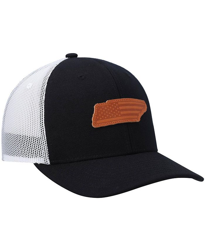 Local Crowns Men's Black and White Tennessee Leather State Patch ...