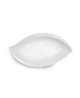 Q Squared Melamine 15" Petal Serving Platter - Macy's