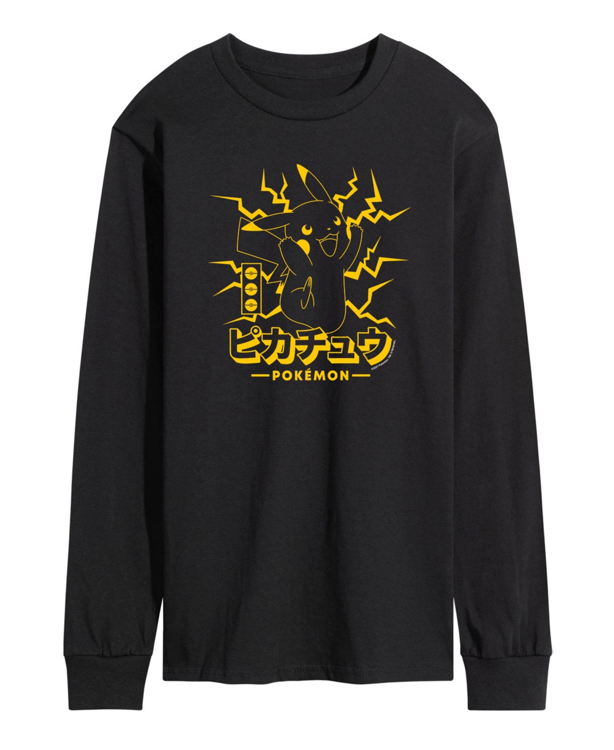 Click here for Mens Pokemon Long Sleeve T-shirt - Black prices