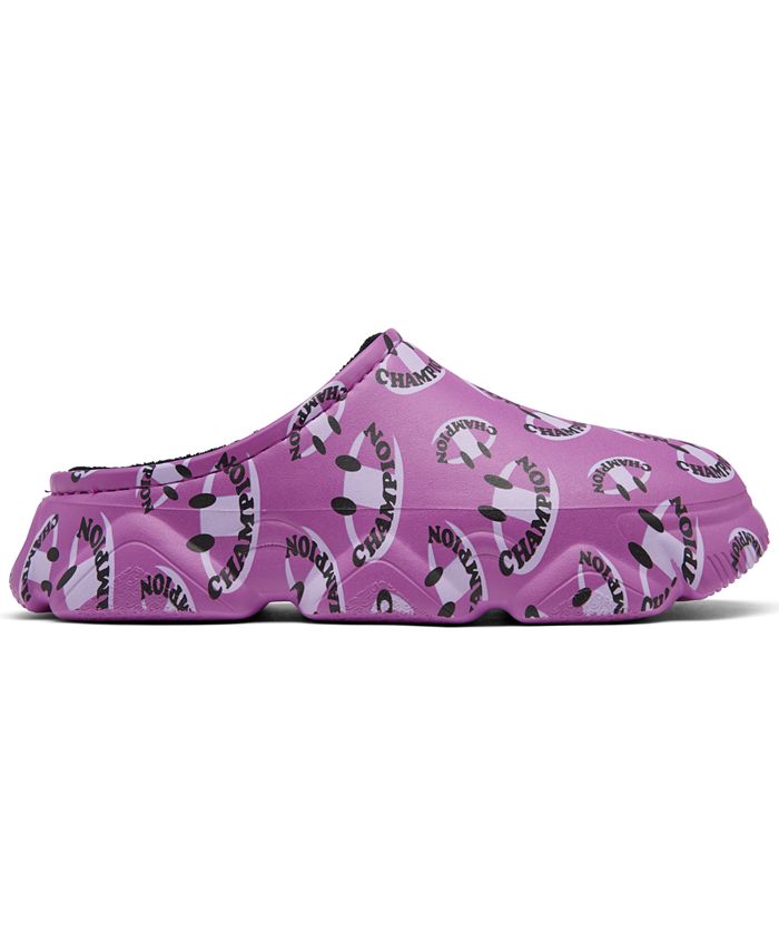 Champion Women's Super Meloso Smiley Clogs from Finish Line - Macy's