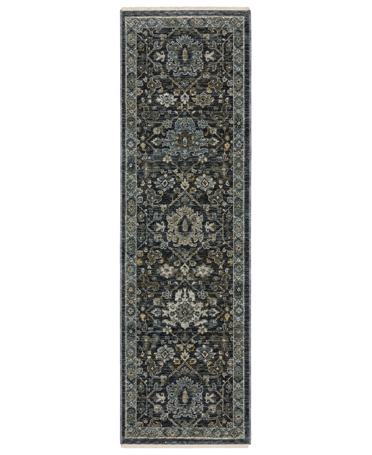 Oriental Weavers Aberdeen 533K1 23 x 76 Runner Area Rug - Blue
