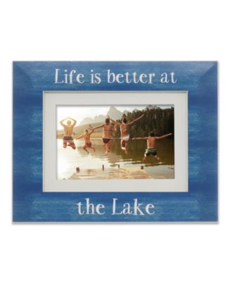 Life Is Better at the Lake Picture Frame, 4" x 6 or 5" x 7" - Macy's