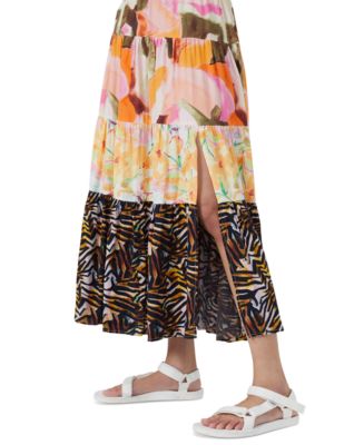 French Connection Women's Isadora Delphine Printed Maxi Skirt - Macy's