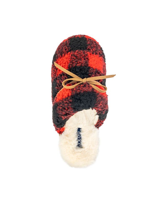 IZOD Women's Dana Sherpa Scuff Slippers - Macy's