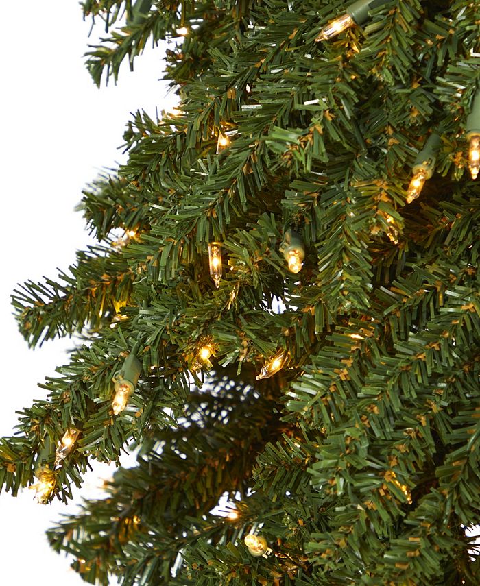 Nearly Natural Grand Alpine Artificial Christmas Tree with Lights and ...