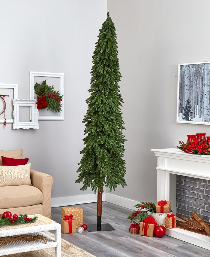 Nearly Natural Grand Alpine Artificial Christmas Tree with Lights and ...