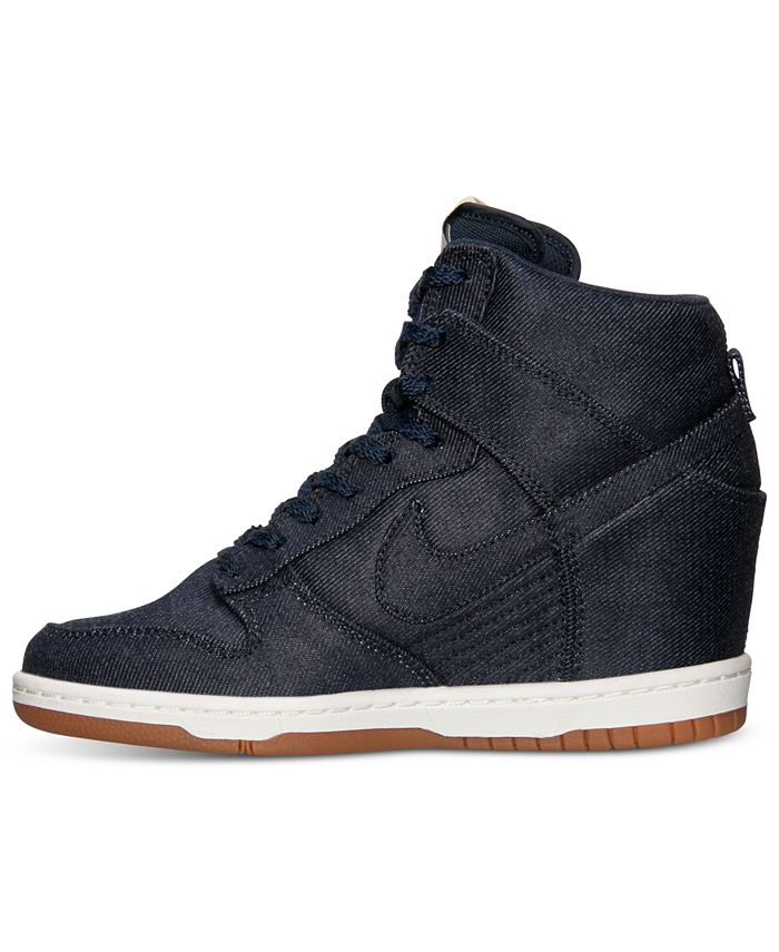 Nike Women's Dunk Sky Hi Essential Casual Sneakers from Finish Line ...