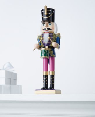 Holiday Lane Jewel Tones Drummer Nutcracker, Created for Macy's - Macy's