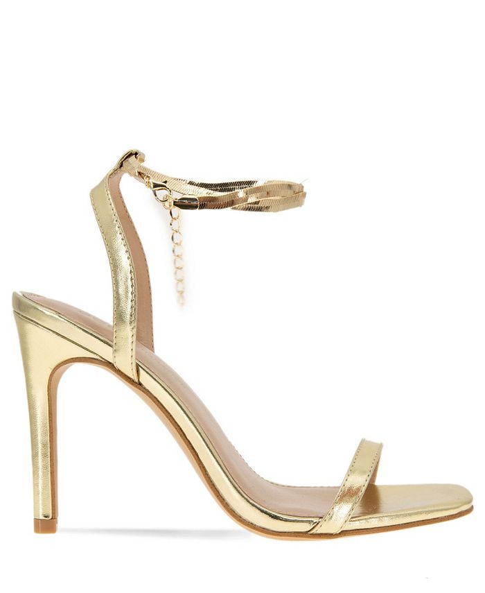 BCBGeneration Women's Ignot Ankle Chain Sandal - Macy's