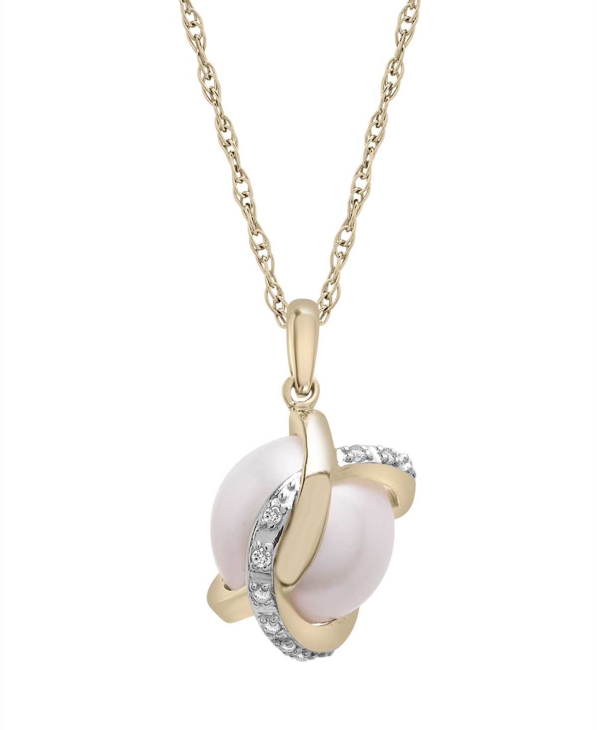 Click here for Cultured Freshwater Pearl with Diamond Crossed Pen... prices
