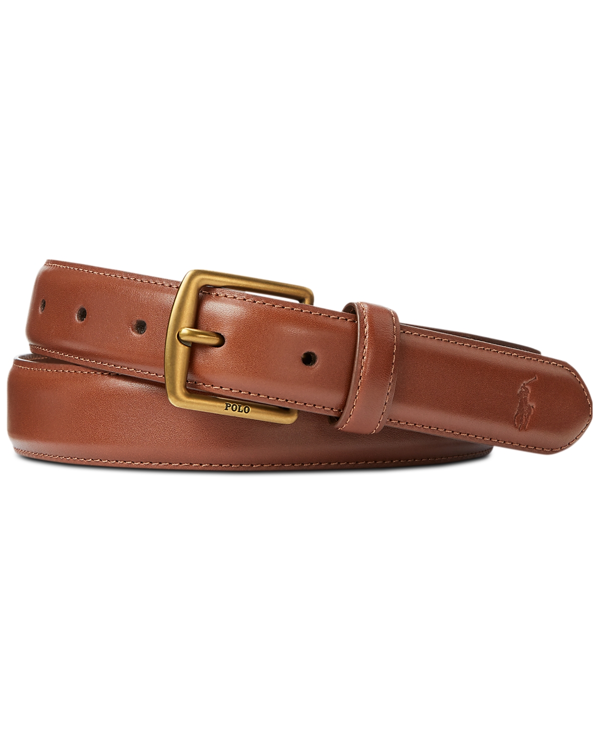 Click here for Polo Ralph Lauren Mens Full-Grain Leather Dress Be... prices
