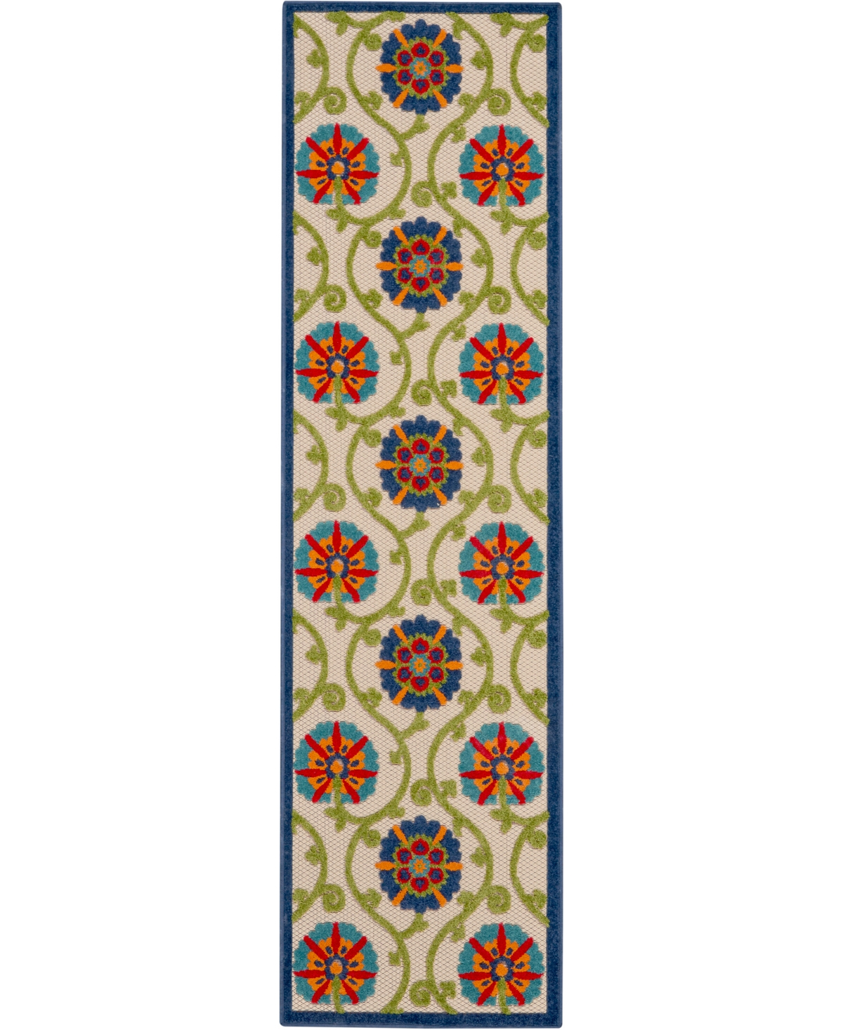 Click here for Nourison Home Aloha ALH19 2 x 6 Runner Rug - Blue... prices